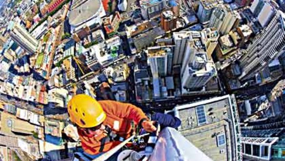 Steep thrills for the benefit of Mr Keyte