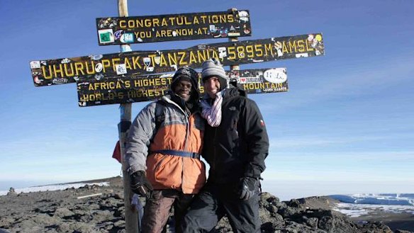 Two of us: Jonathan Okwir and Corrin Varady