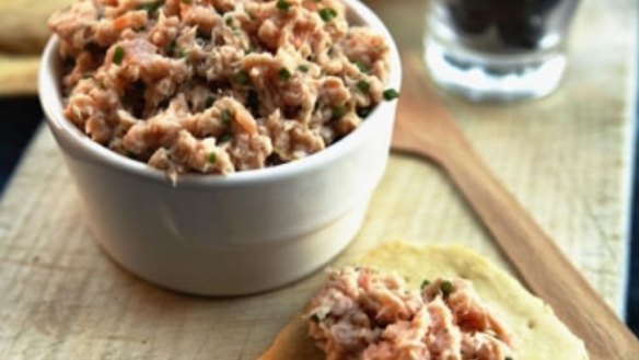 Smoked trout brandade