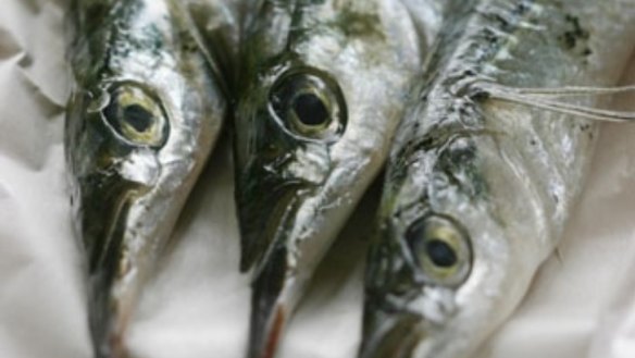Deep-fried whole garfish with szechuan pepper and salt