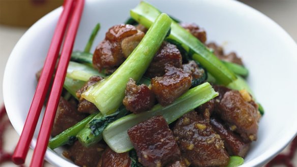 Sichuan-peppered duck with honey sauce