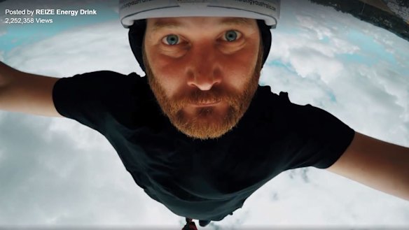 Deadpan guy selling energy drinks is something to smile about