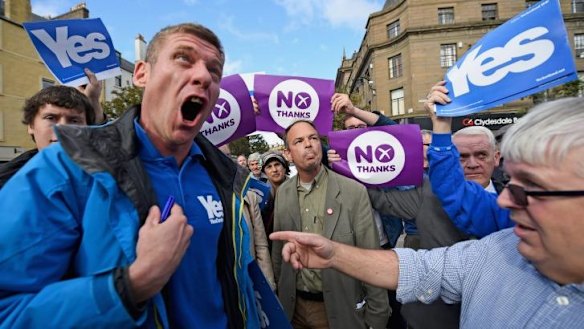 What? You're going? Scots weigh up price of freedom as restless regions ...