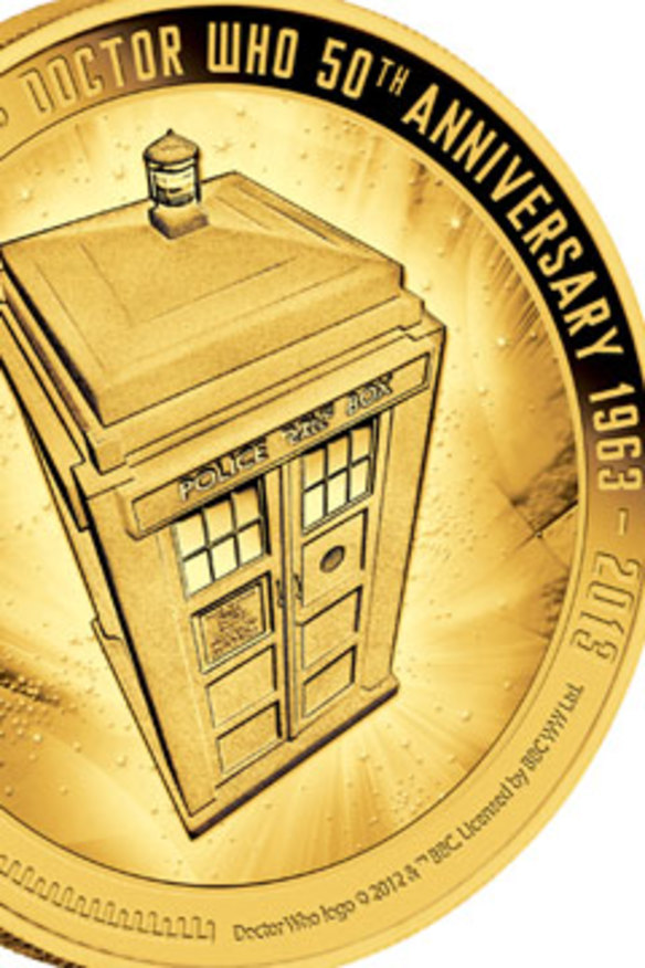 Doctor Who gets gold coin tribute from Perth Mint