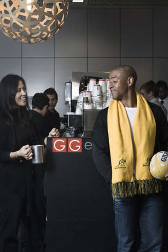 Ex-Wallaby George Gregan eyes the Quay
