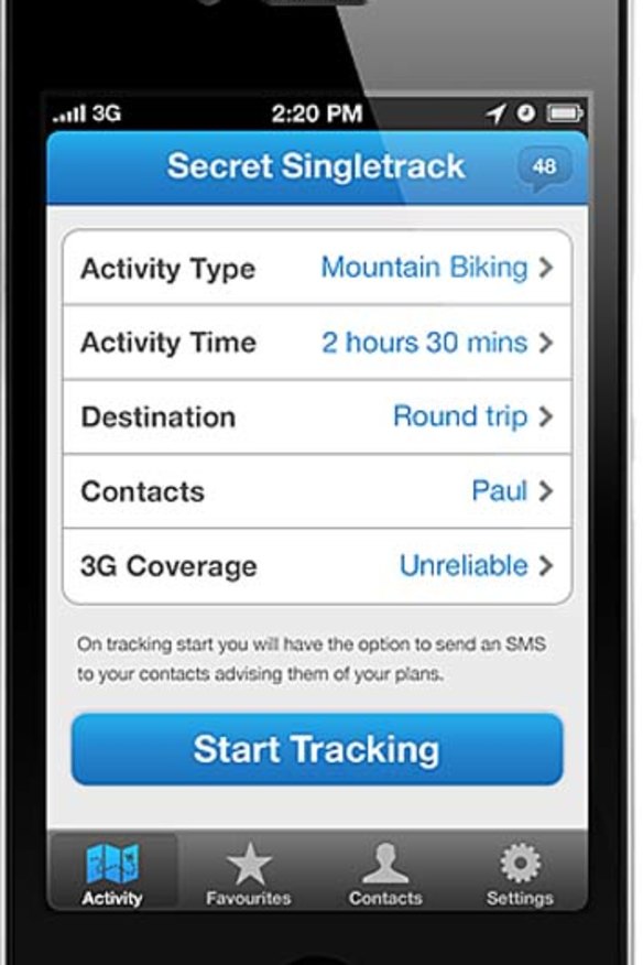 Get Home Safe app prompts tracking warning