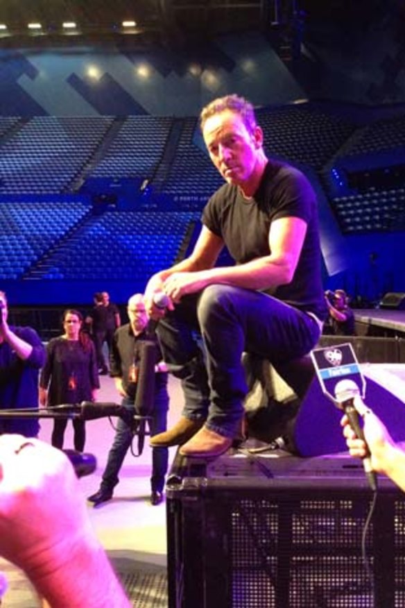 Bruce Springsteen promises to keep surprises coming for Australia