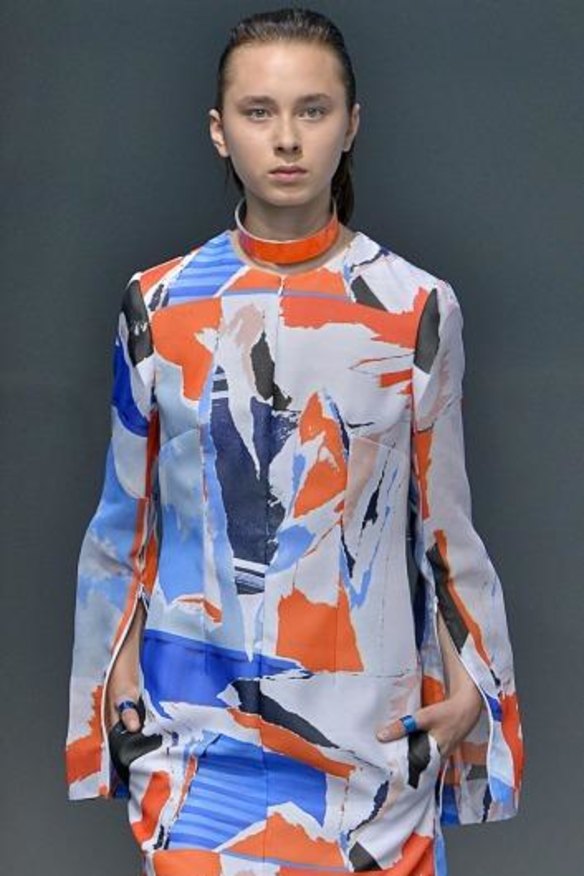 Dion Lee inspired by painter Geoffrey Smart in New York Fashion Week show