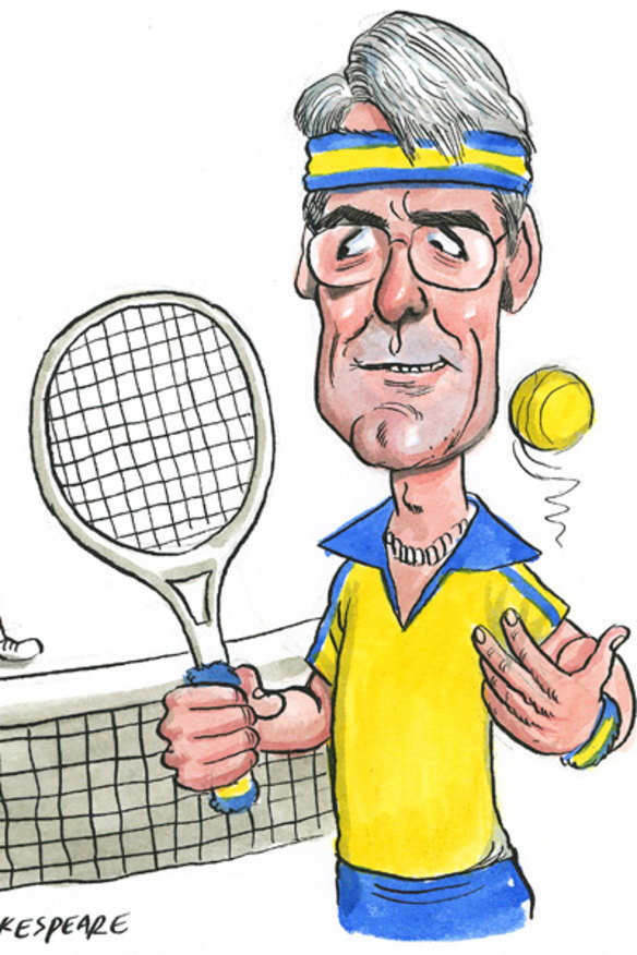 Game, set but not quite match for Rickard's tennis court