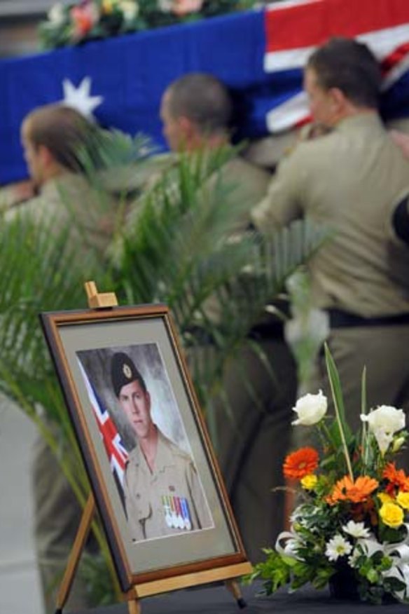 'He died protecting mates': Sapper Robinson farewelled
