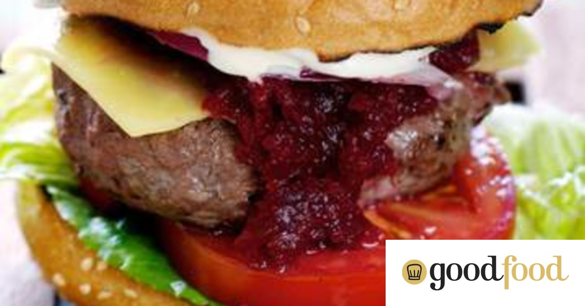 Hot food: Kangaroo burger