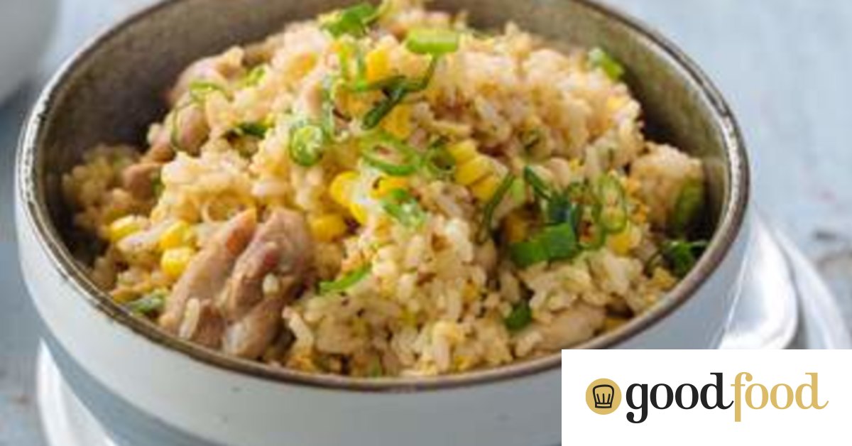 Chicken and corn fried rice