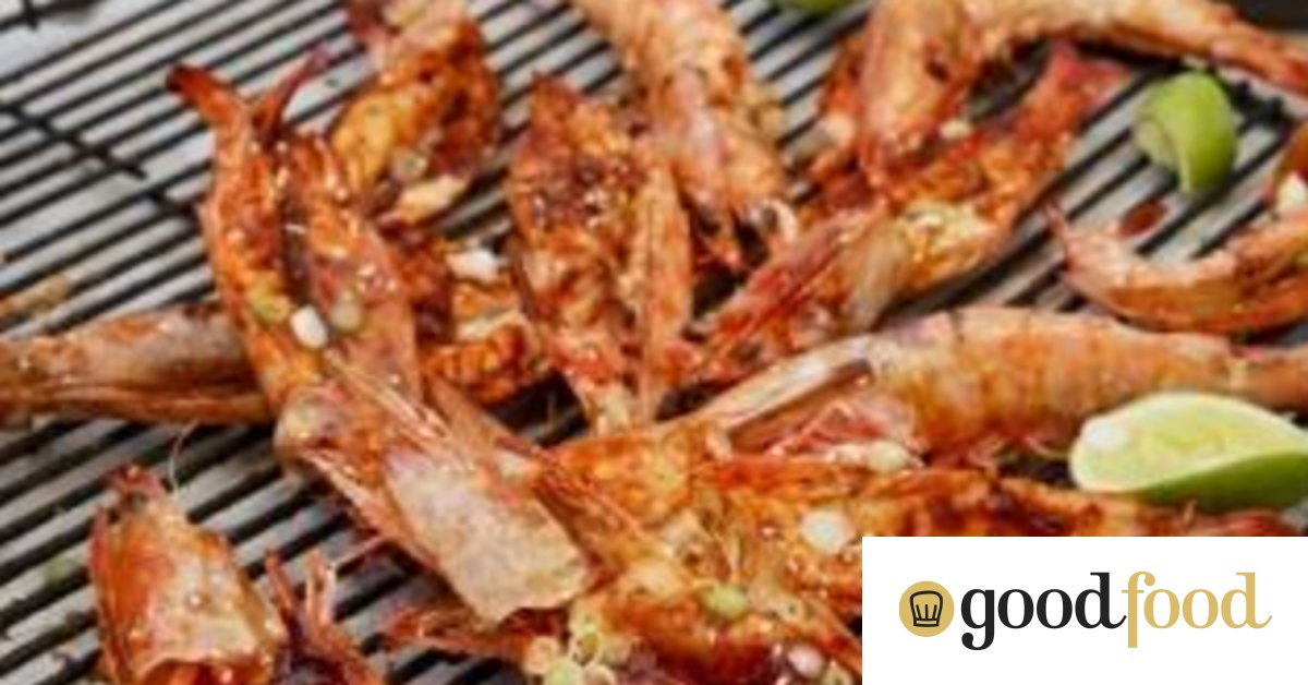 how to cook king prawns in shell on bbq