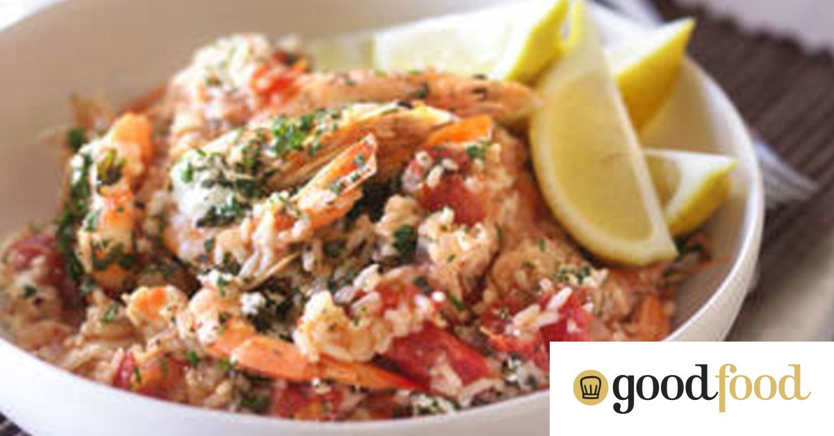 Prawn pilaf