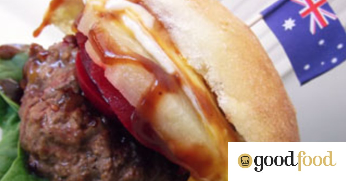 Aussie burger - reader recipe