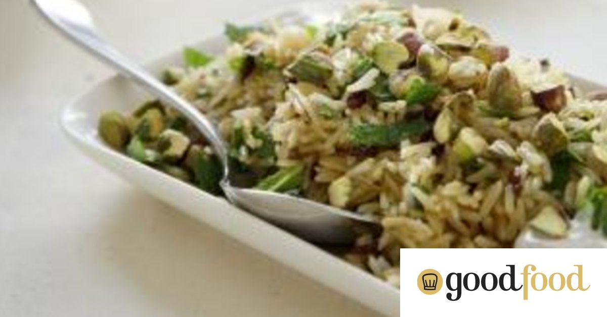 Barberry and pistachio rice salad