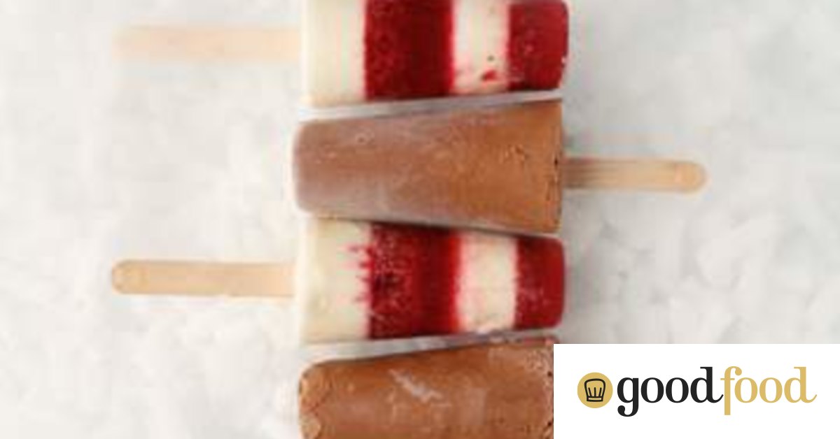 Homemade icy poles with a healthy twist