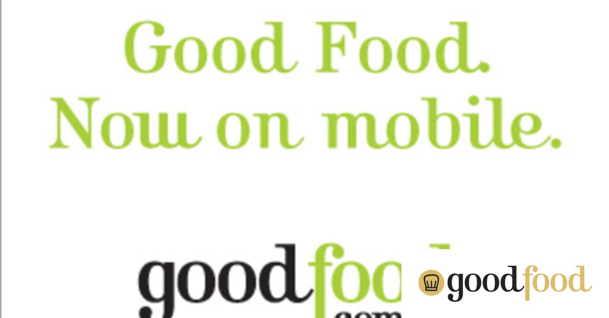 Introducing the goodfood.com.au mobile site