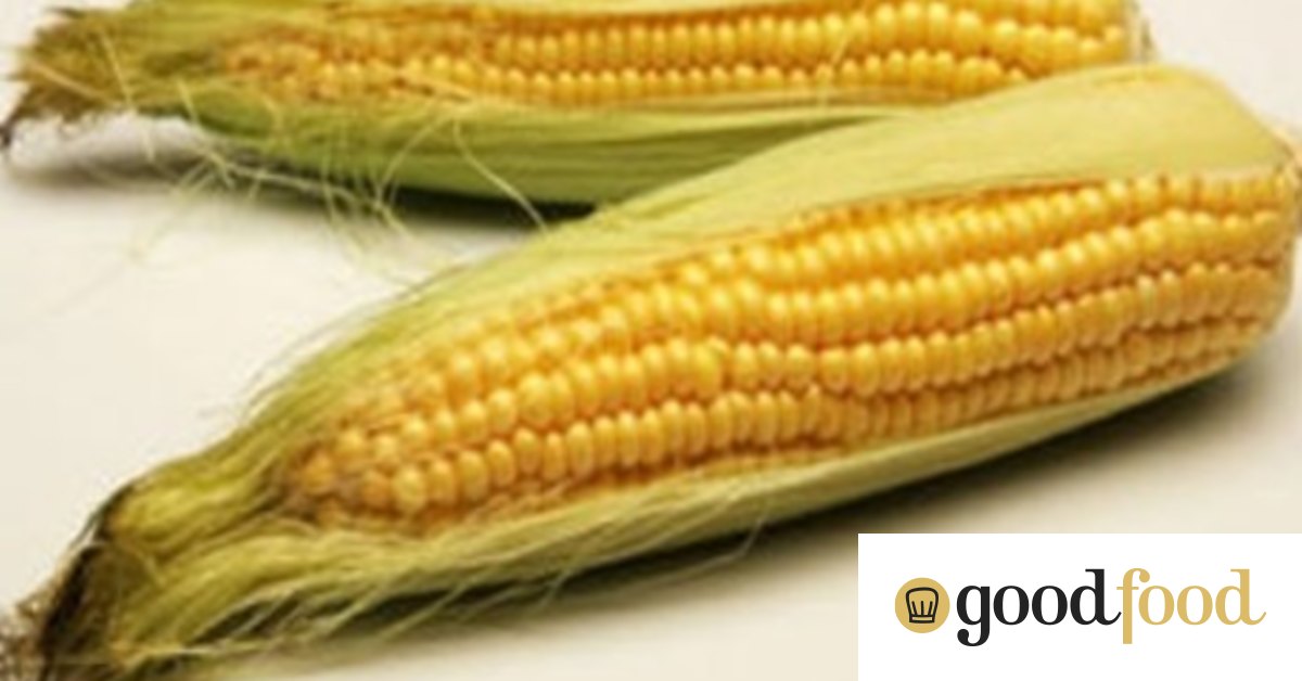 Corn, rocket and fennel salad with red capsicum vinaigrette