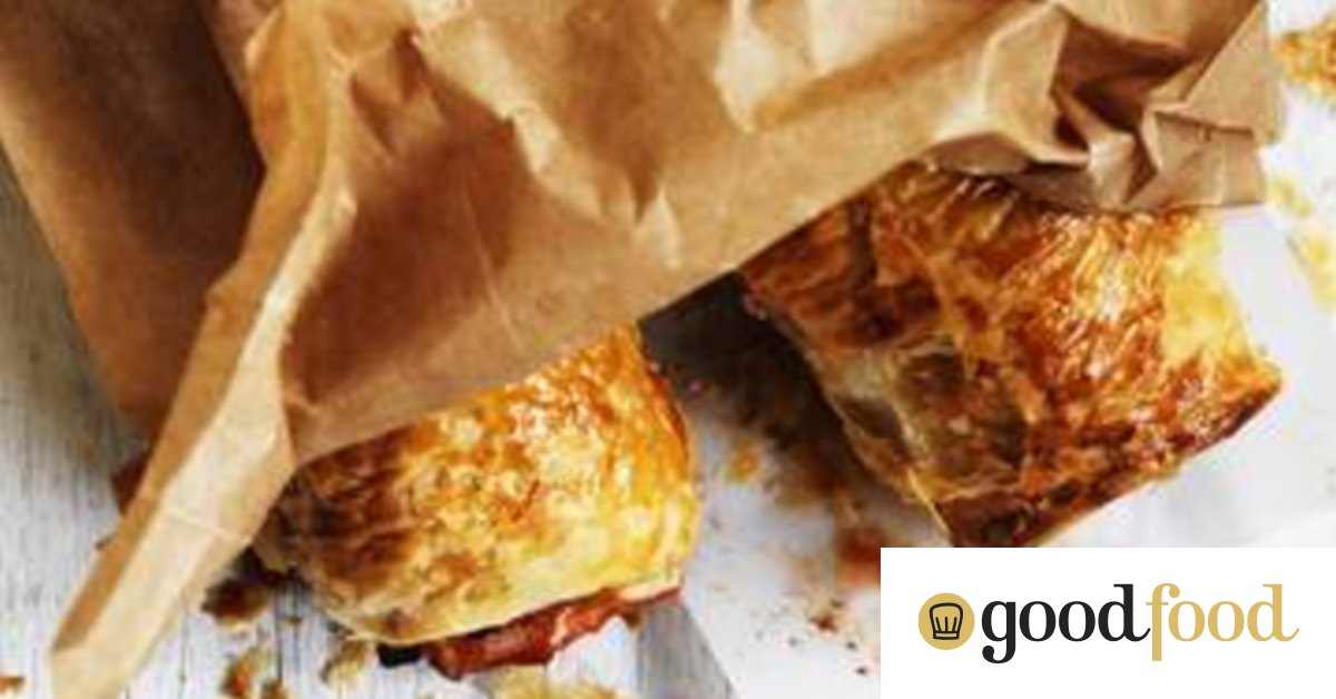 Kangaroo and pork sausage rolls