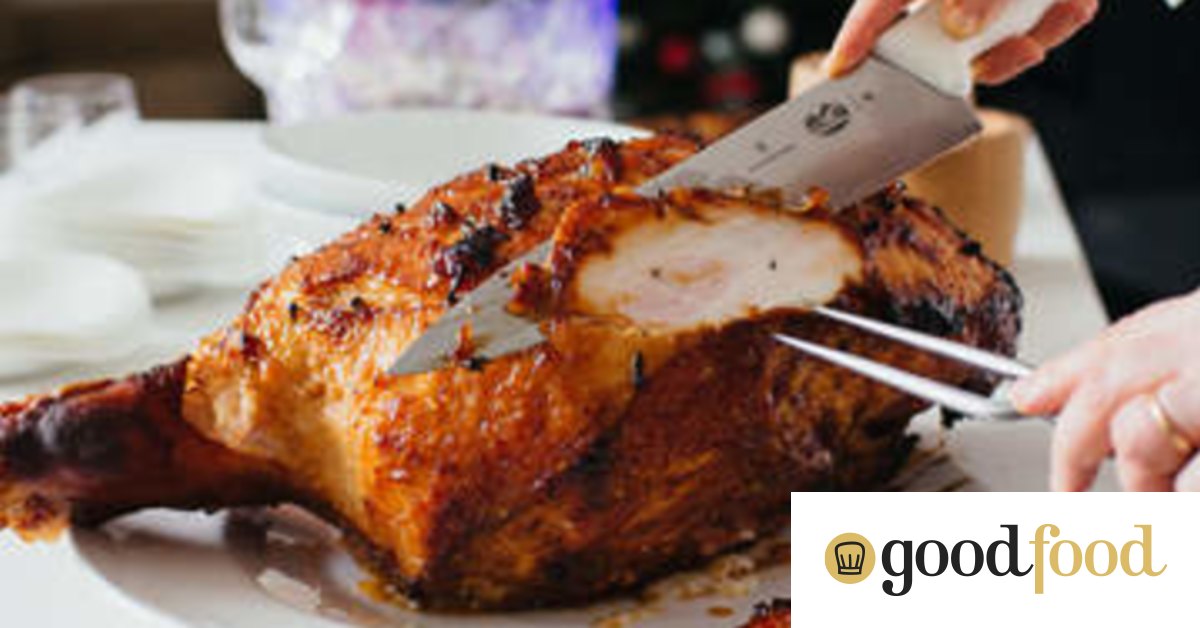 Pig out: Darren Purchese and Cath Claringbold's Christmas feast