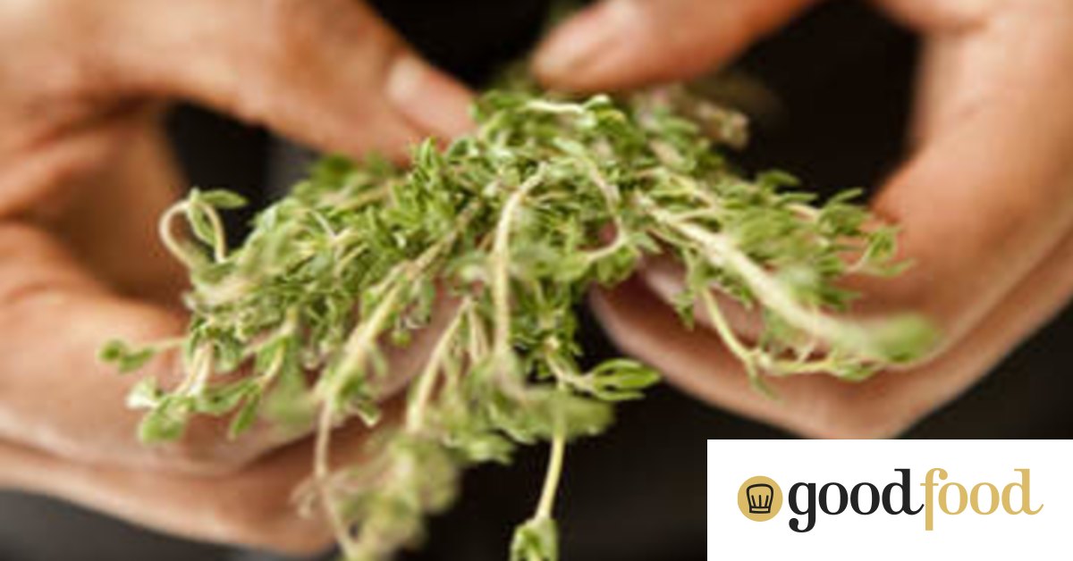 What constitutes a "sprig" of any herb?