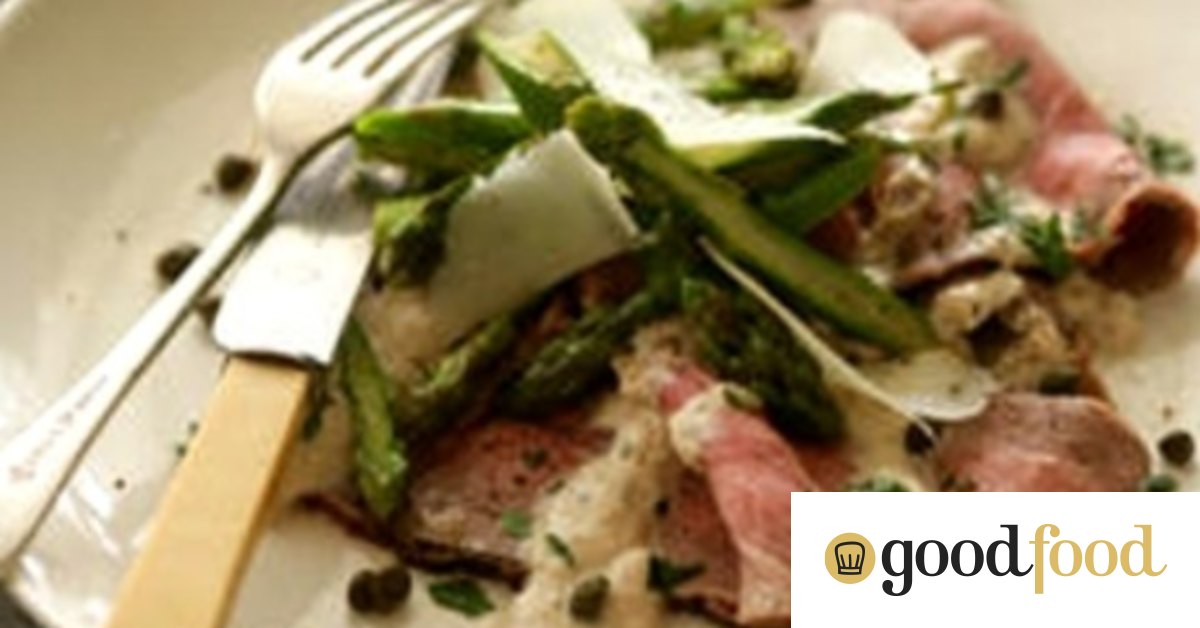 Rare beef tonnato with capers