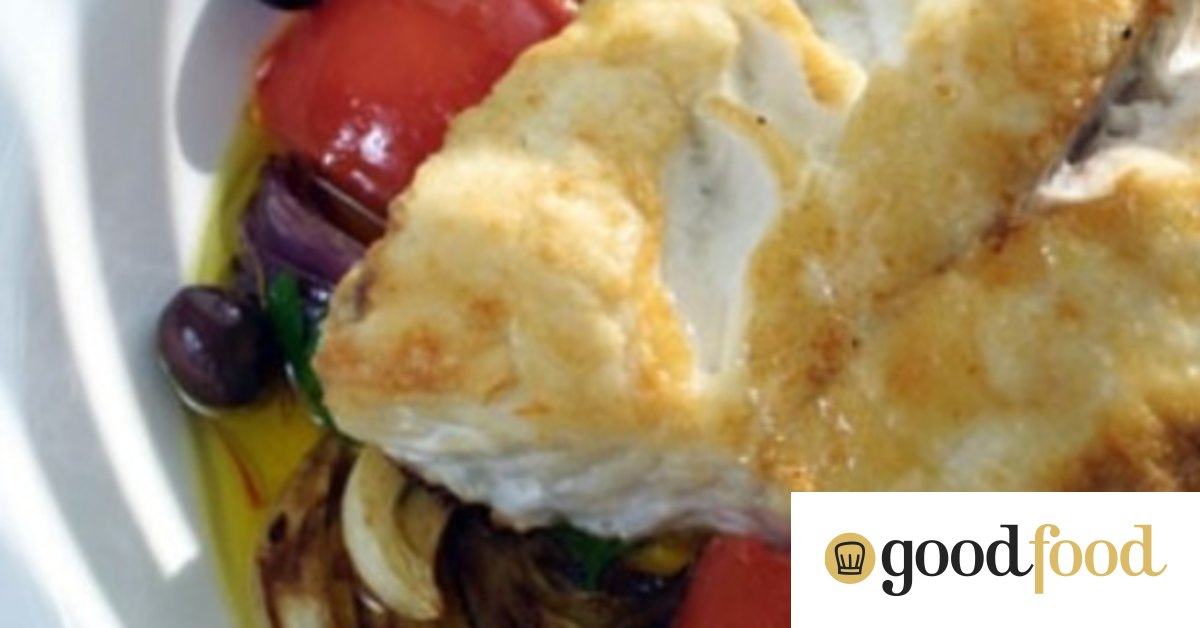 Baked fish Calabrian style