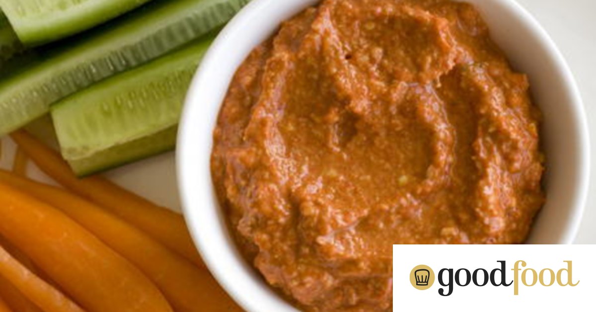 Roasted red capsicum dip