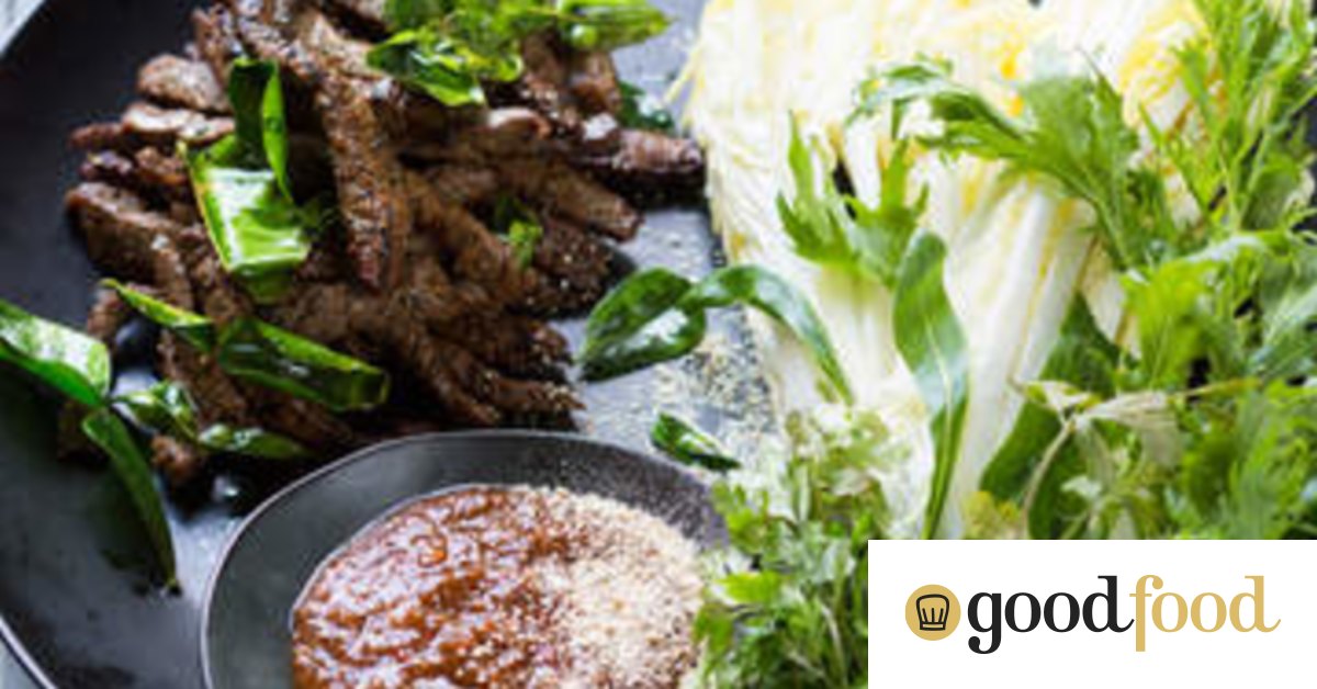 Thai fried beef with tamarind sauce