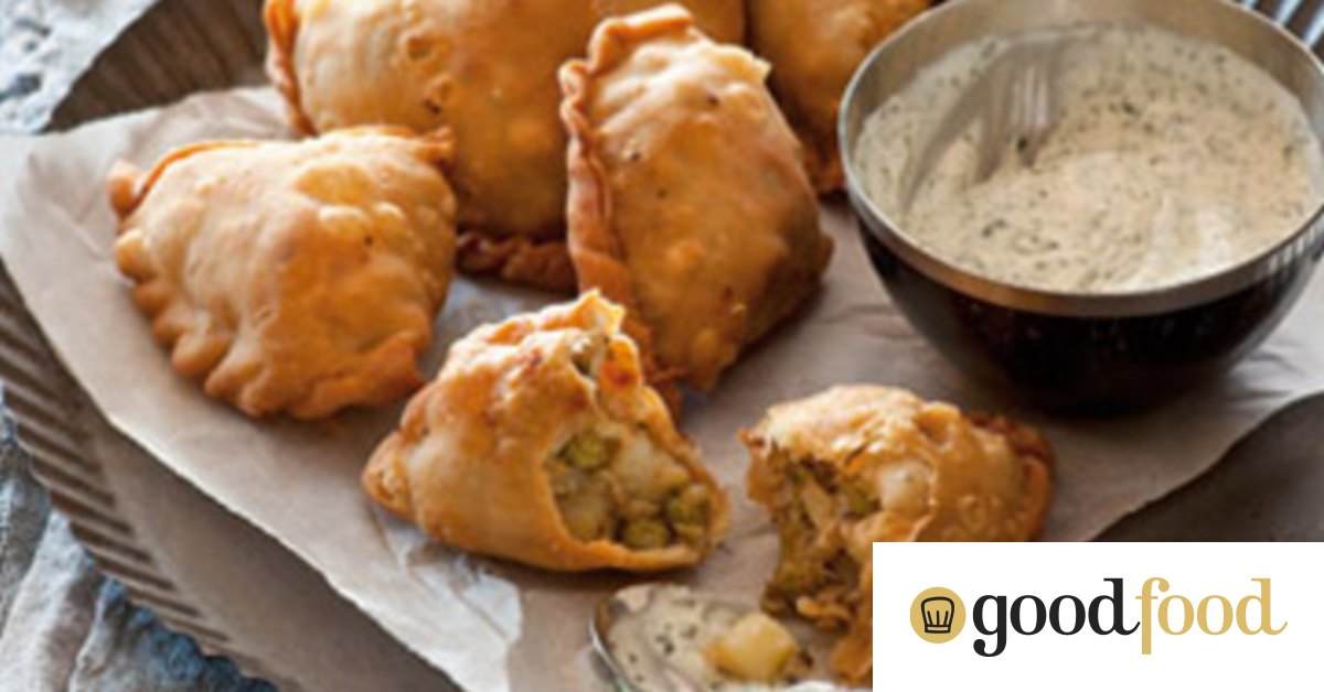 Potato and pea samosas recipe