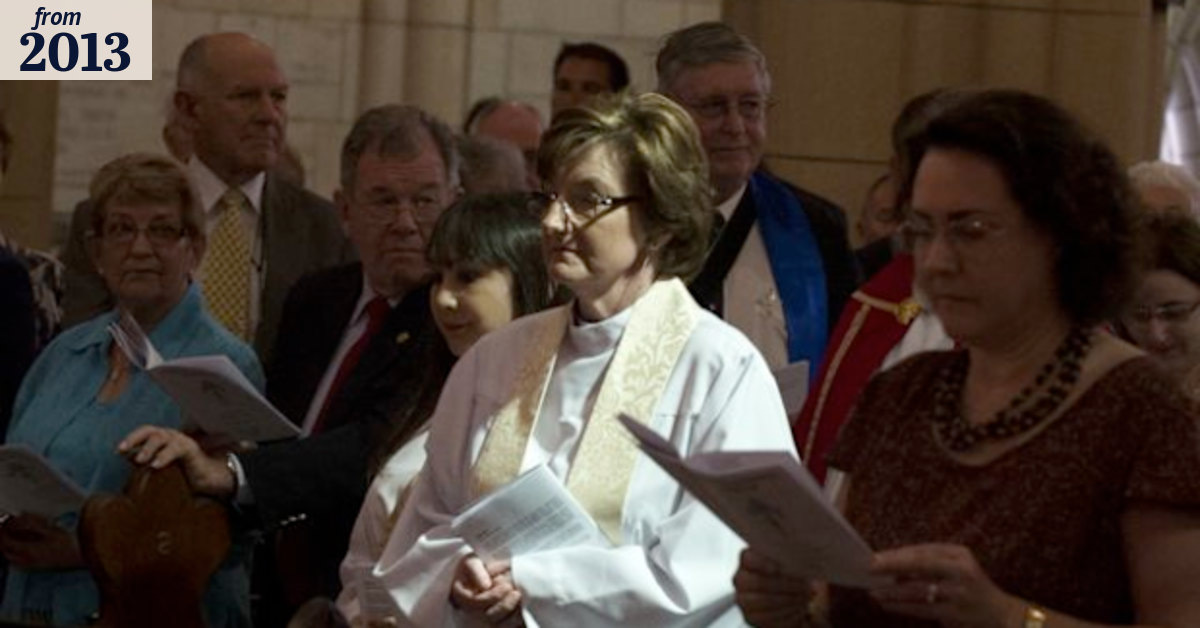 Right Reverend Taylor admits she's a 'pioneer'