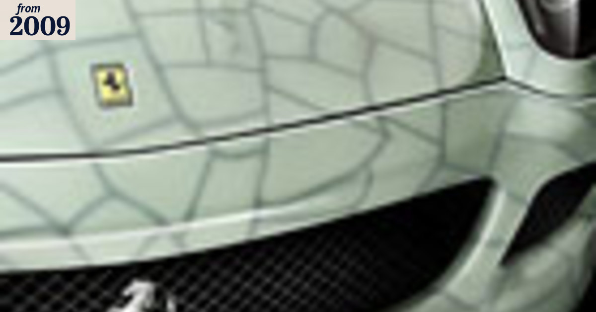 Collectors will covet this crack-covered Ferrari