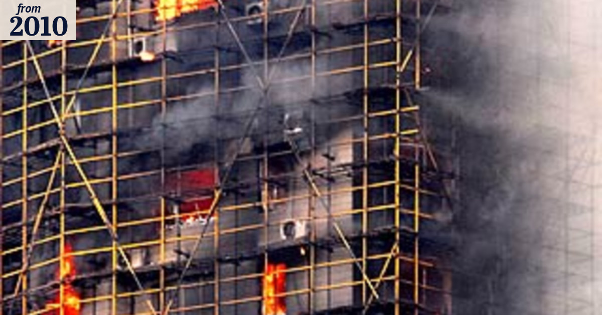Up to 50 dead in Shanghai high-rise fire