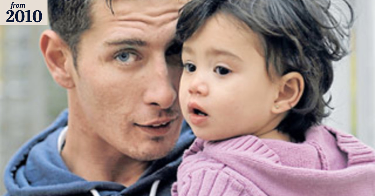Dad Ben Valerio is carving out a life, despite cruel start