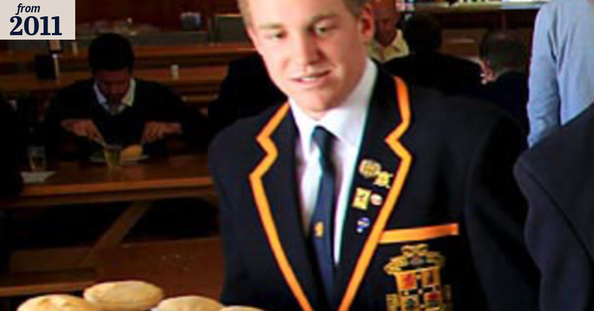 Stomach rumbles bring a twist to boarding school food