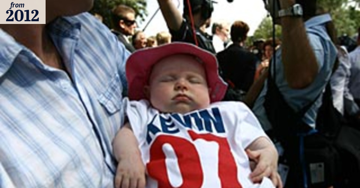 'Kevin 13'? Rudd calls for T-shirt ideas