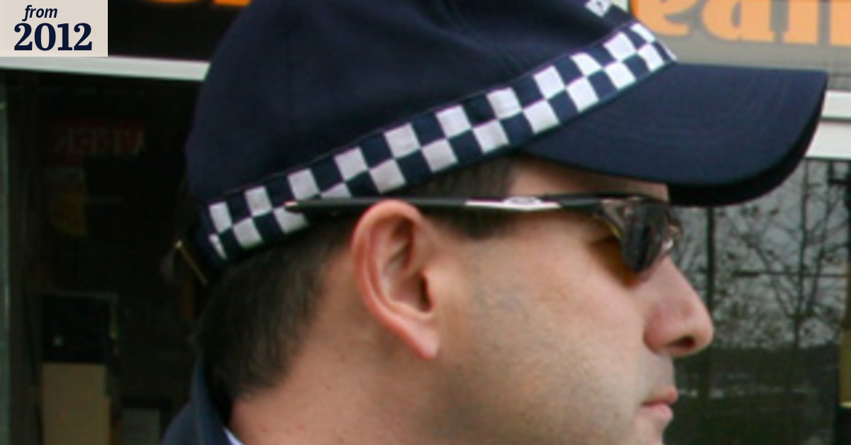 Sheer luck: police patrol spots unit fire just in time