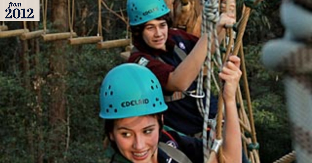 Outdoor treks no cakewalk for screen-agers