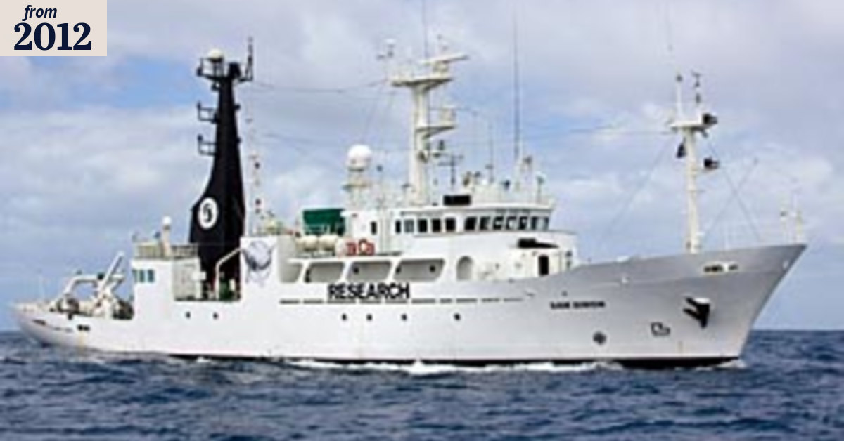 Red herrings allow protest group to target Japan's whaling fleet