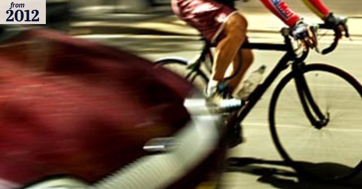 Unlit cyclists face greater injury