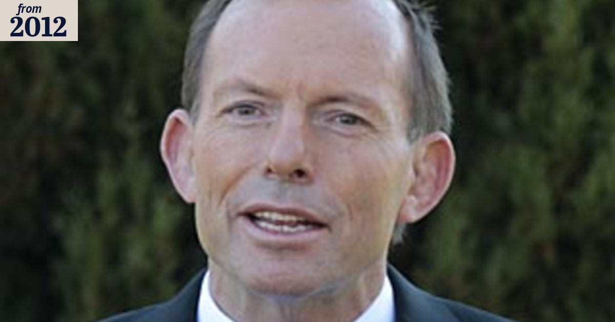 Labor 'dirt unit' behind punch story - Abbott
