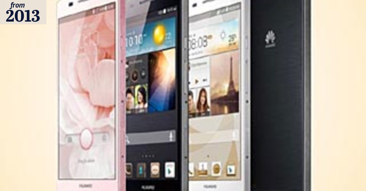 Huawei launches world's slimmest smartphone