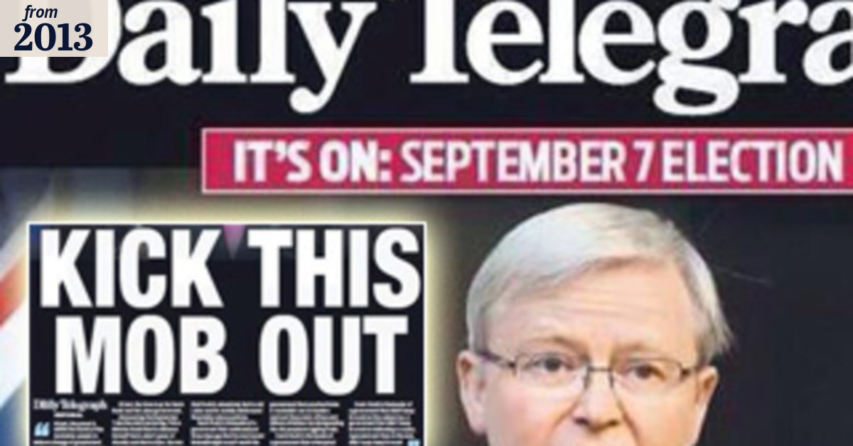Complaints over Telegraph's 'Kick This Mob Out' front page