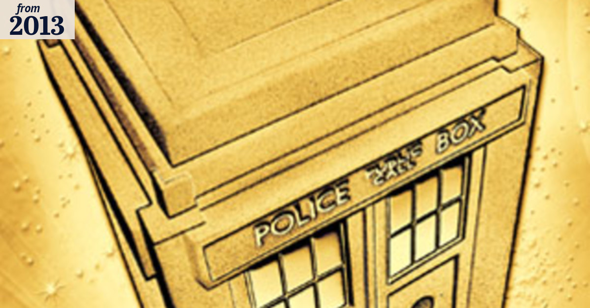 Doctor Who gets gold coin tribute from Perth Mint