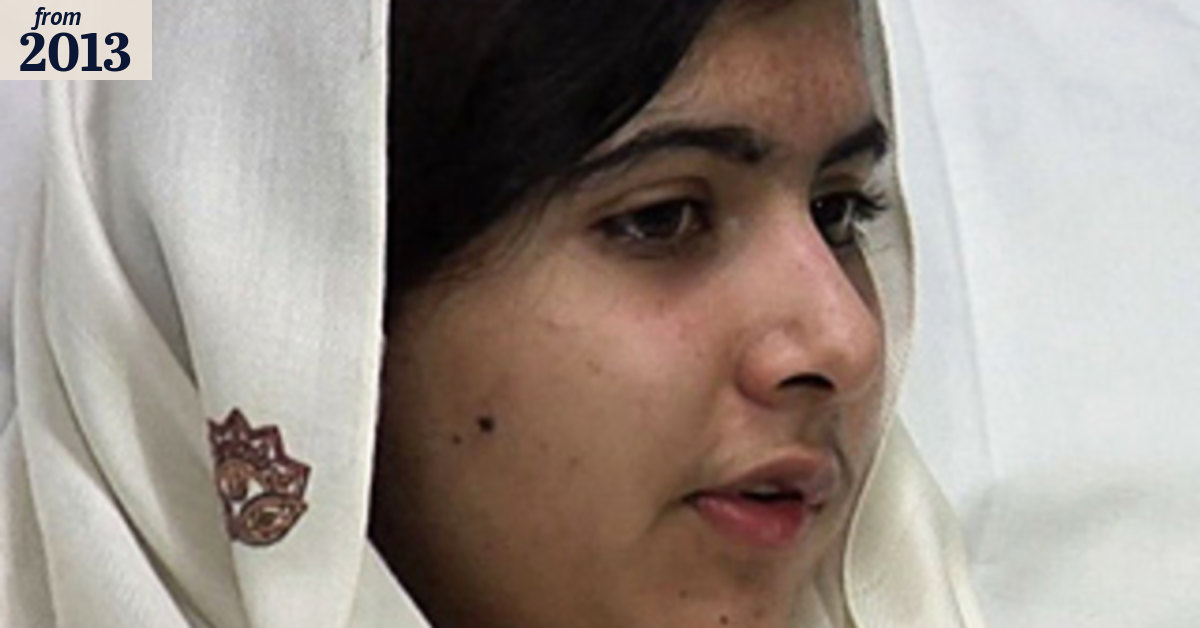 Malala speaks for the first time since shooting