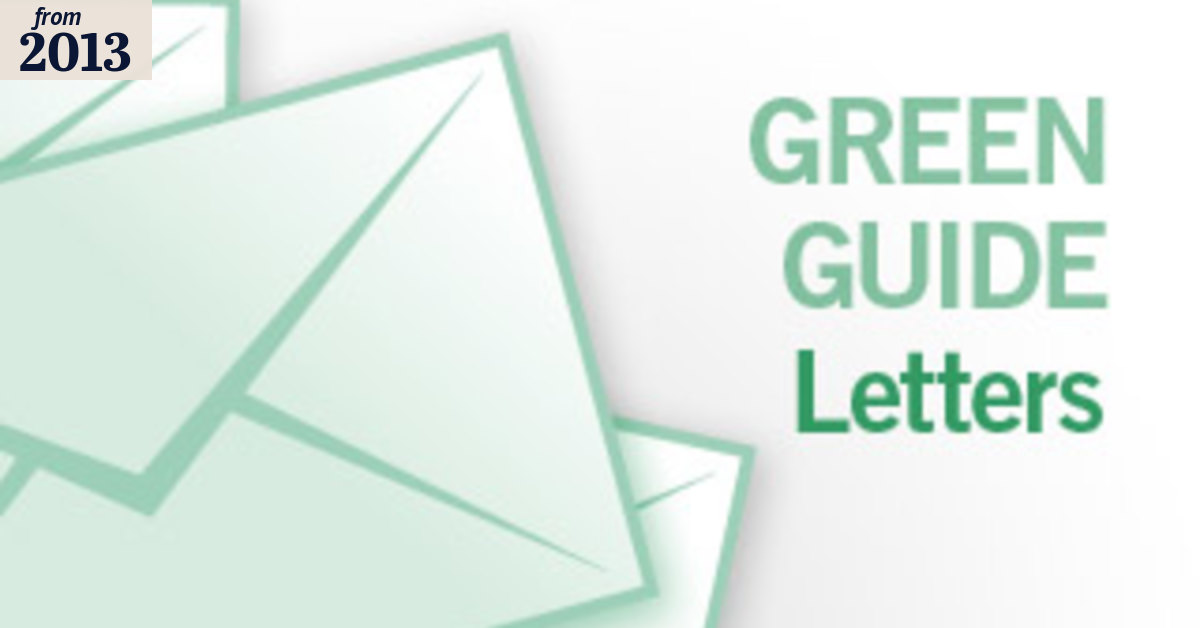 Green Guide letters