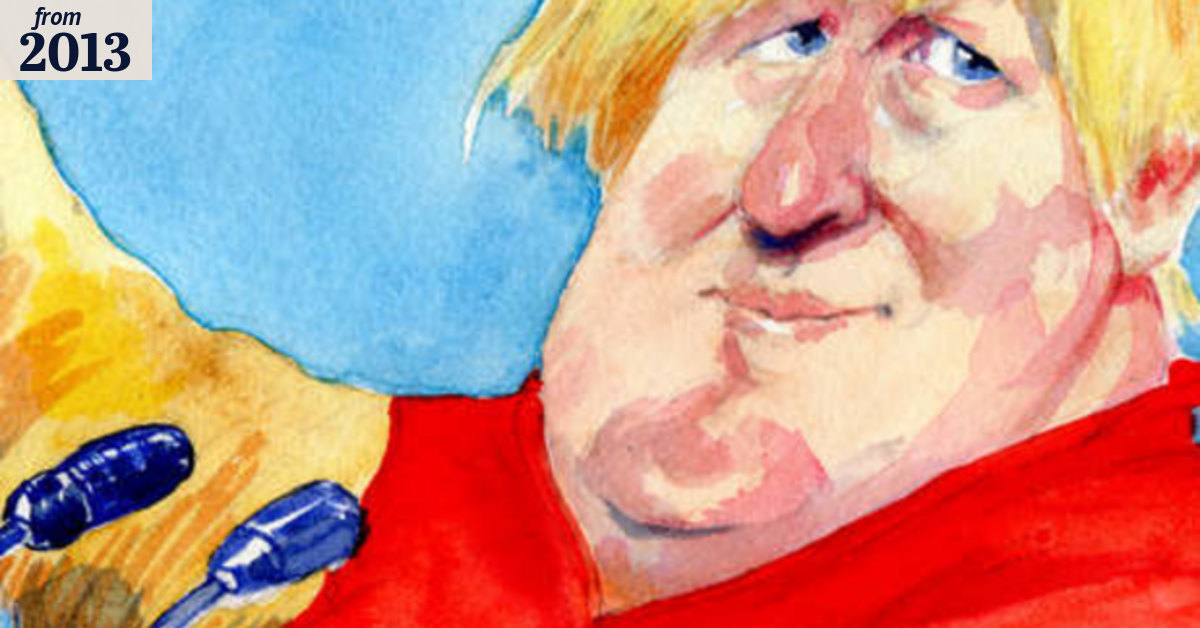 Boris Johnson and the right to write