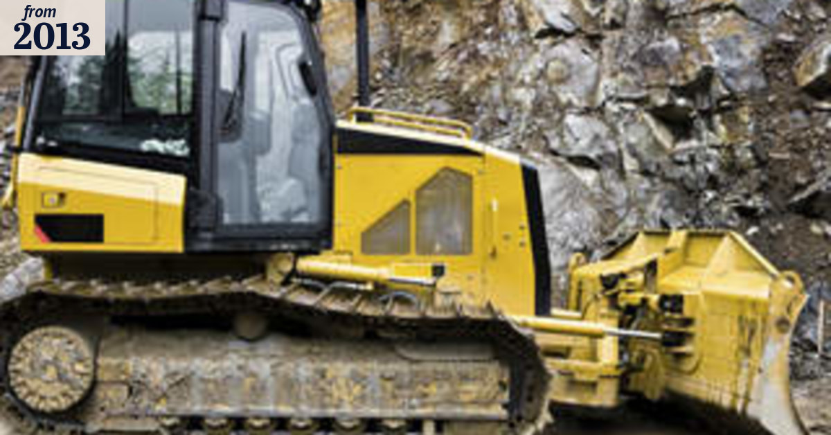 Bulldozer hits bushfire services