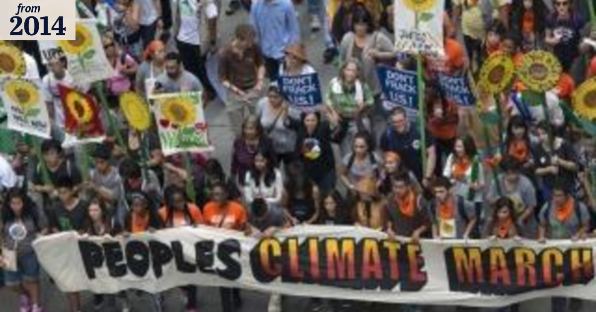 Climate change march attracts thousands of protesters worldwide